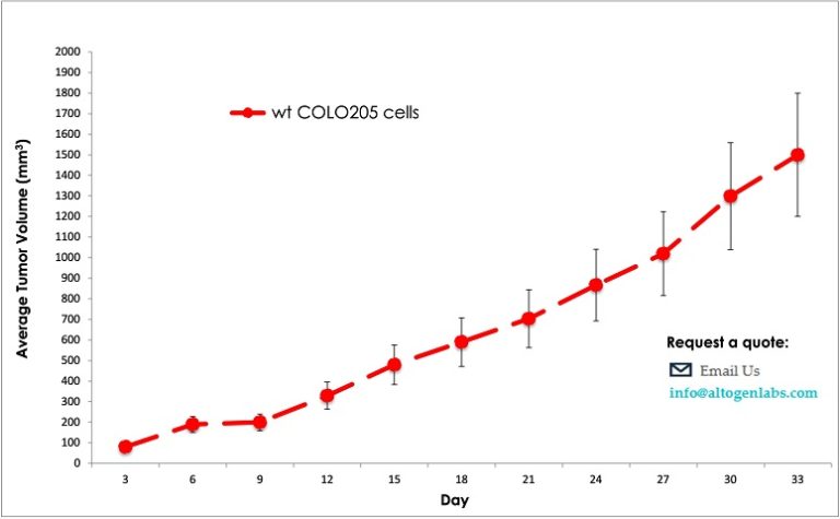 COLO-205 Xenograft Model | Xenograft Services: CDX, PDX, PDO, Syngeneic